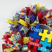 Autism Awareness Wreath for Front Door, Christmas Gift Idea, - Etsy