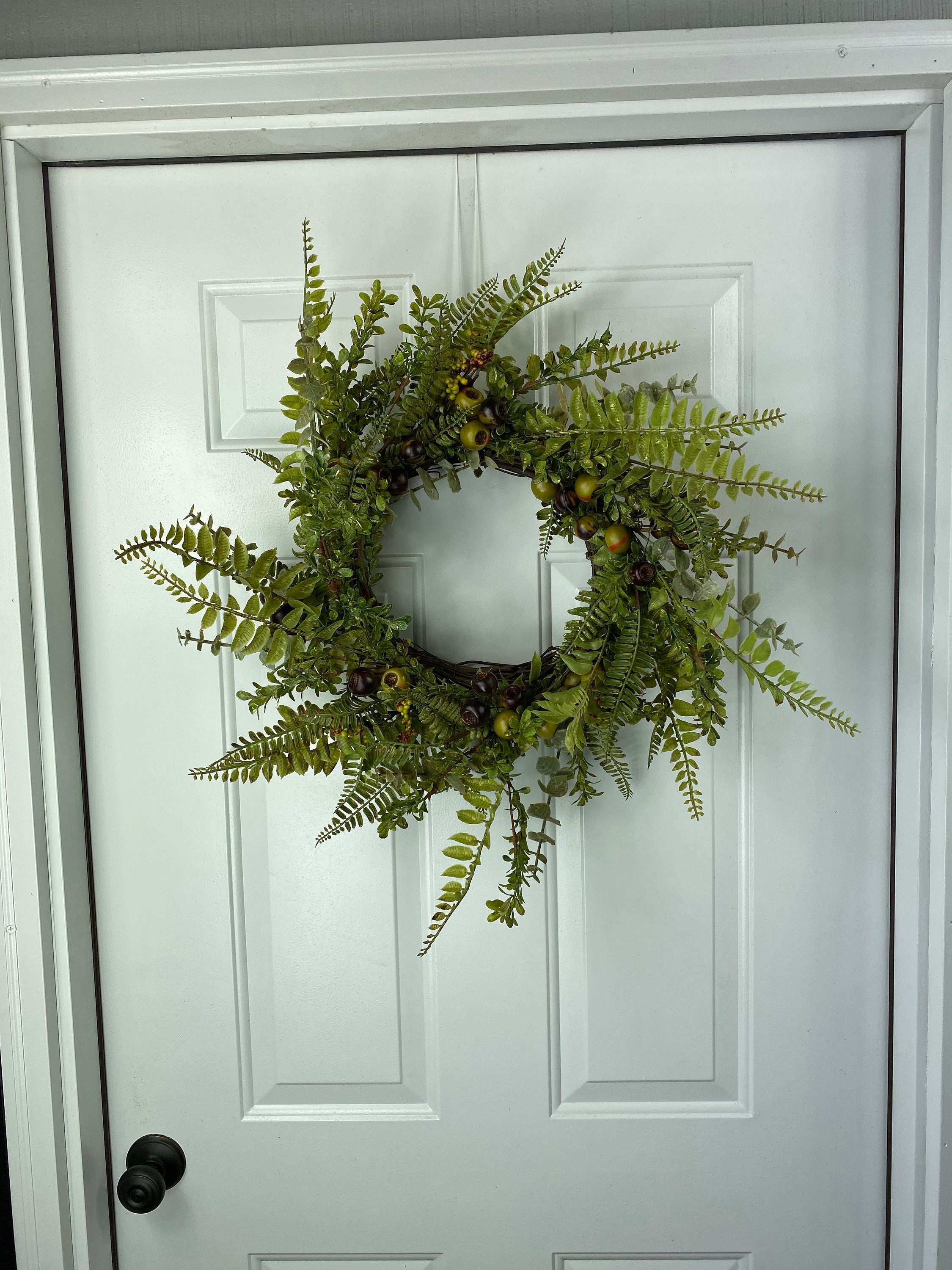 Large Natural Wreath for Front Door Year Round Front Door - Etsy