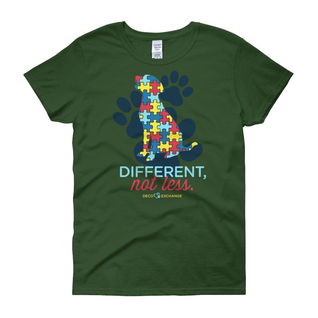 Different Not Less Autism Women's Short Sleeve T-shirt Decoexchange ...