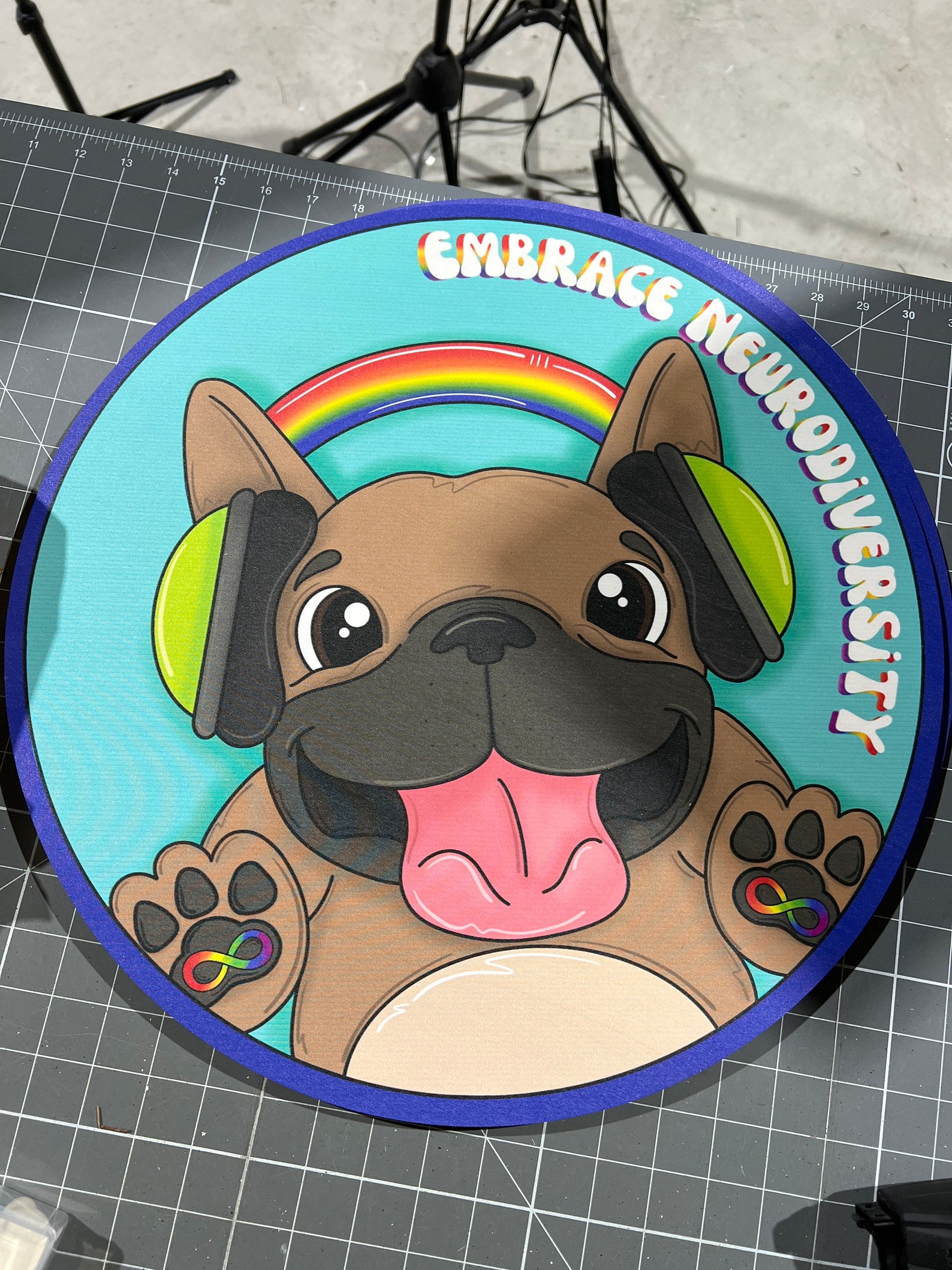 Autism Awareness Door Hanger Autism With Dog Paws Embrace - Etsy