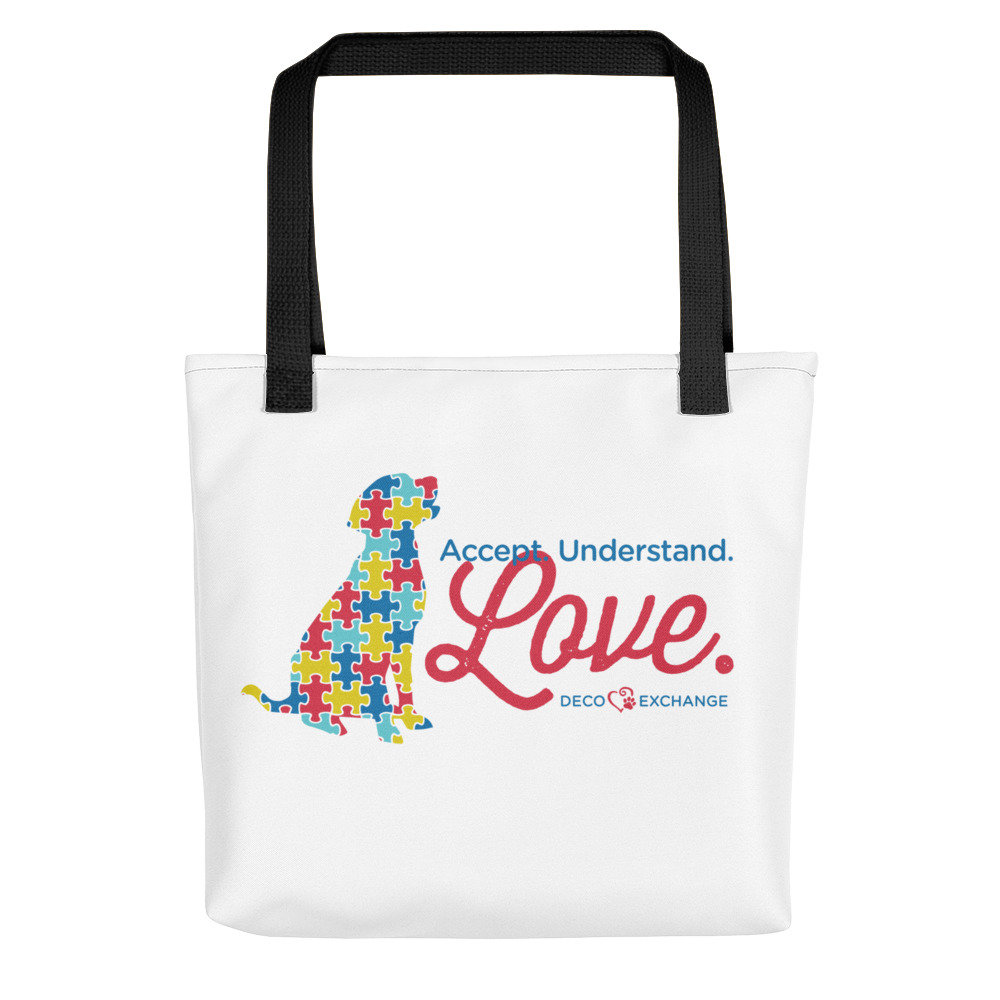Accept Understand Love Autism - Tote Bag - Decoexchange Autism ...