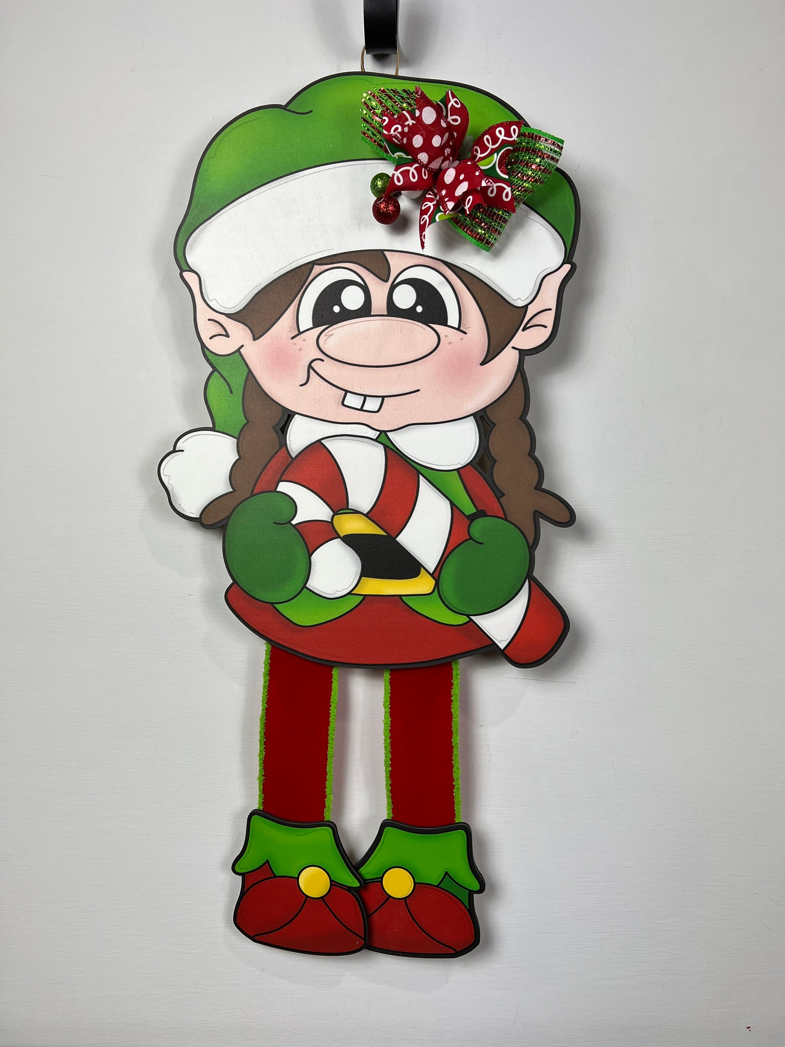 Christmas Double Door Hanger Elf Decor Christmas Elf Door - Etsy
