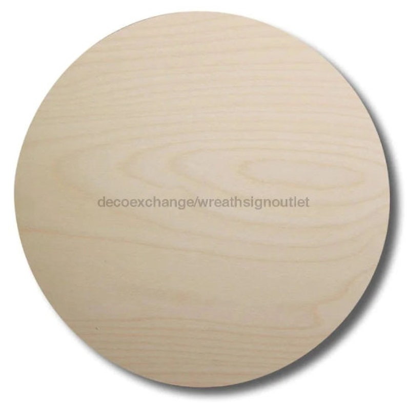 Unfinished Wood Circle Wood Round Birch DIY Craft Blank - Etsy