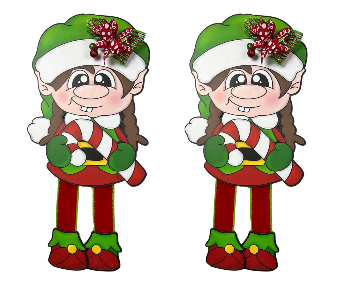 Christmas Double Door Hanger, Elf Decor, Christmas Elf Door Sign, Door ...