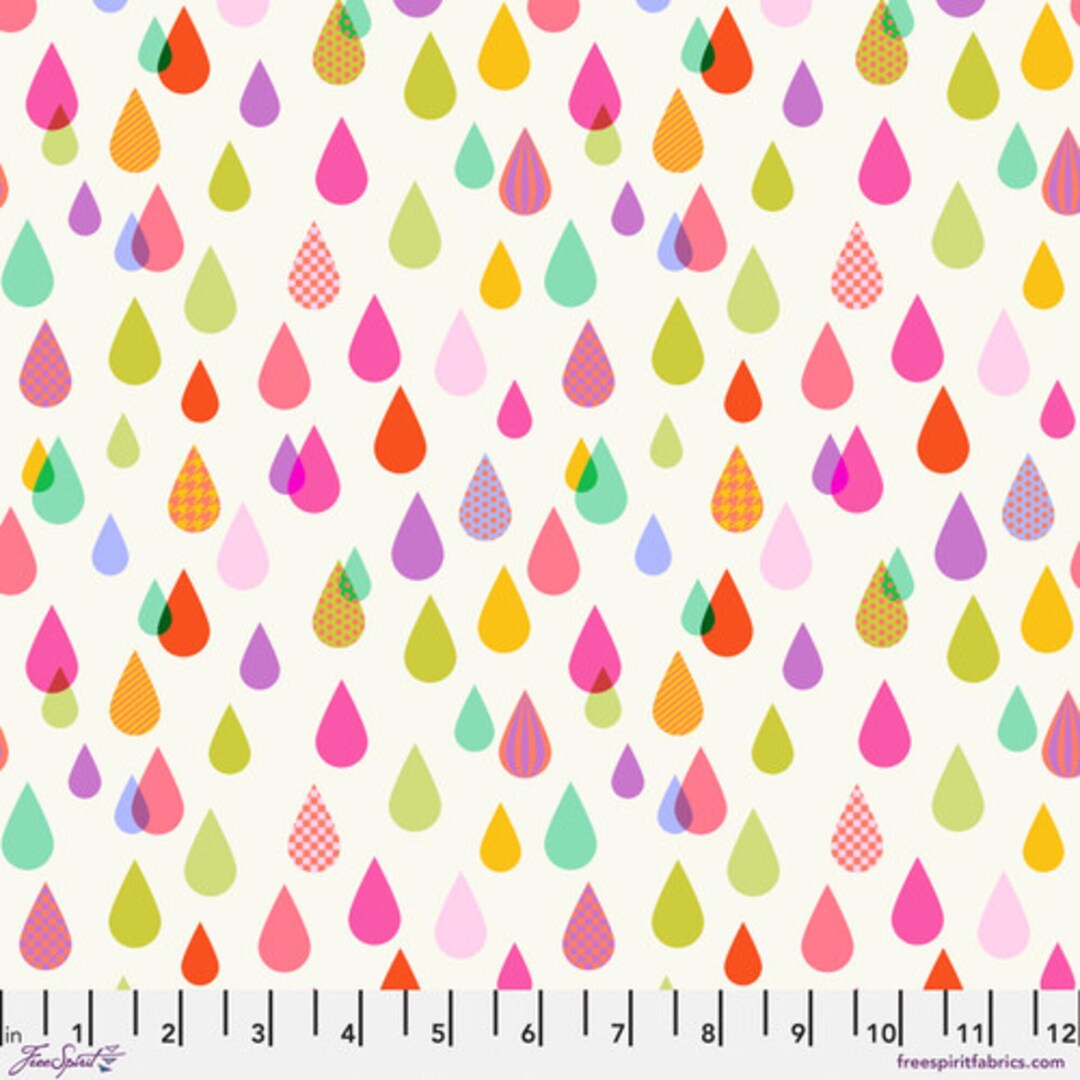 Rainfall Lunar, Tula Pink Fabric, Fabric by Yard, Half Yard, Cotton Fabric, Freespirit Fabrics ...