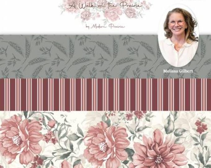 A Walk on the Prairie, Charm Pack, Cotton Fabric, Precut 5 Inch Squares ...