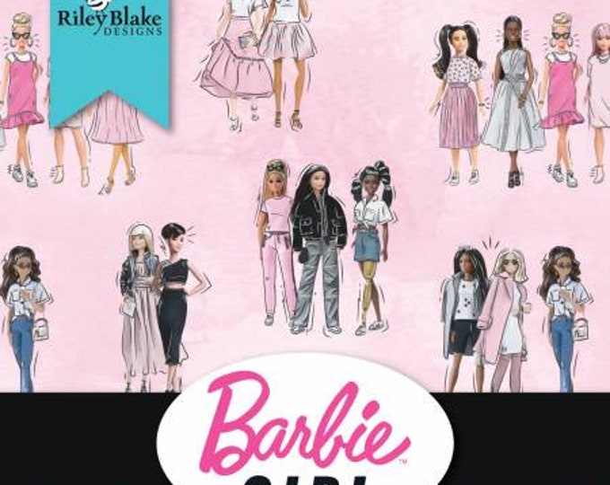 Barbie Layer Cake, 10 Inch Squares, Riley Blake Fabric, Precut Fabric ...