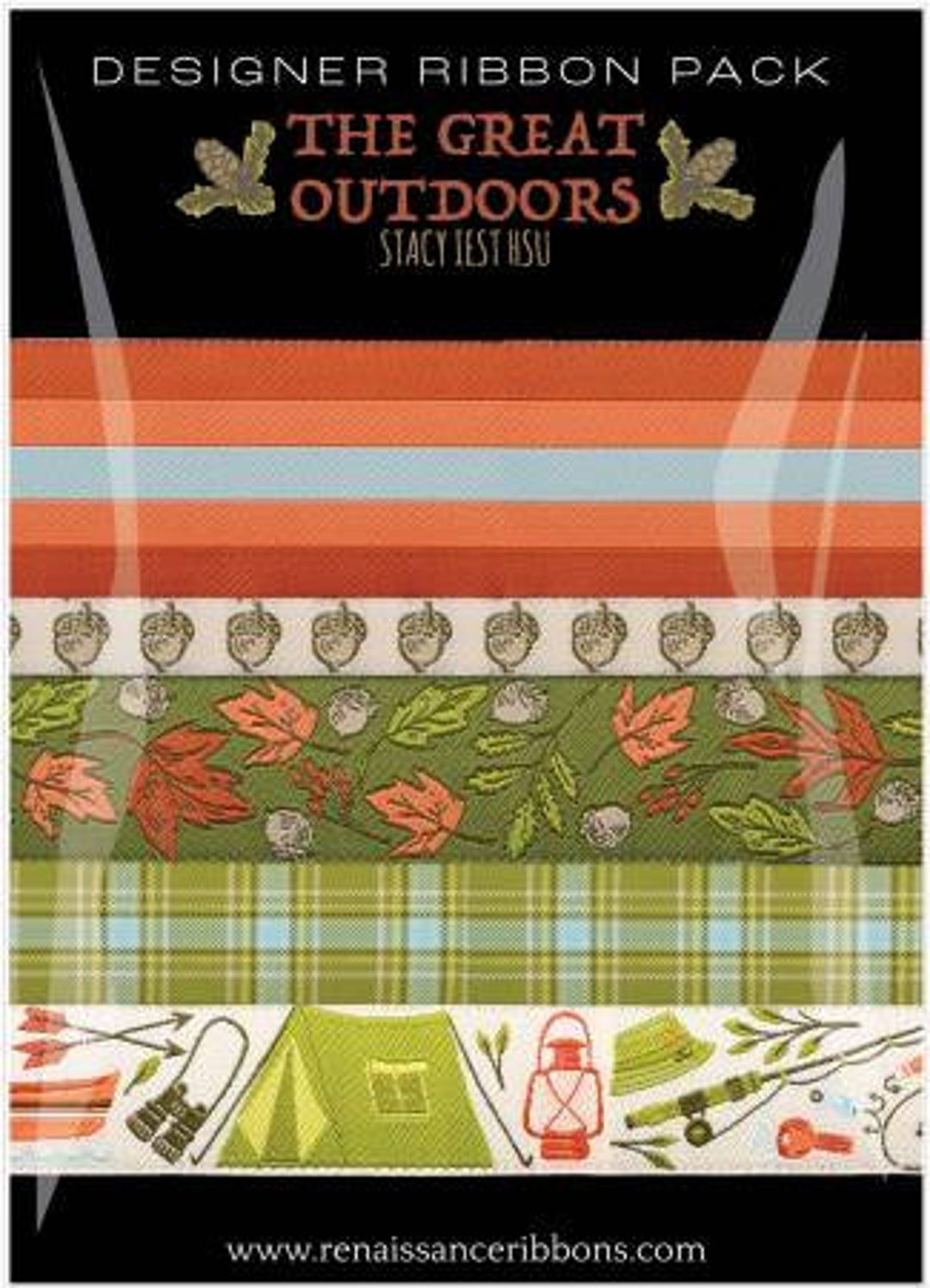 Stacy Iest Hsu Ribbon, the Great Outdoors, Autumn Ribbon Collection, 5 ...