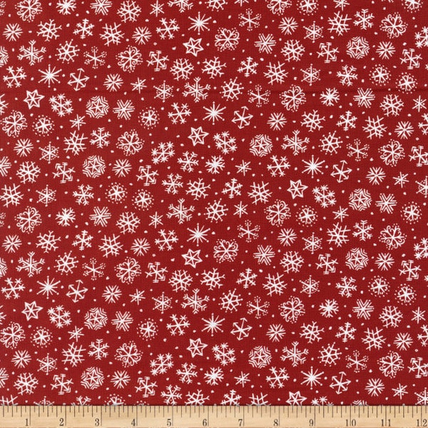 Snowflake Fabric - Etsy