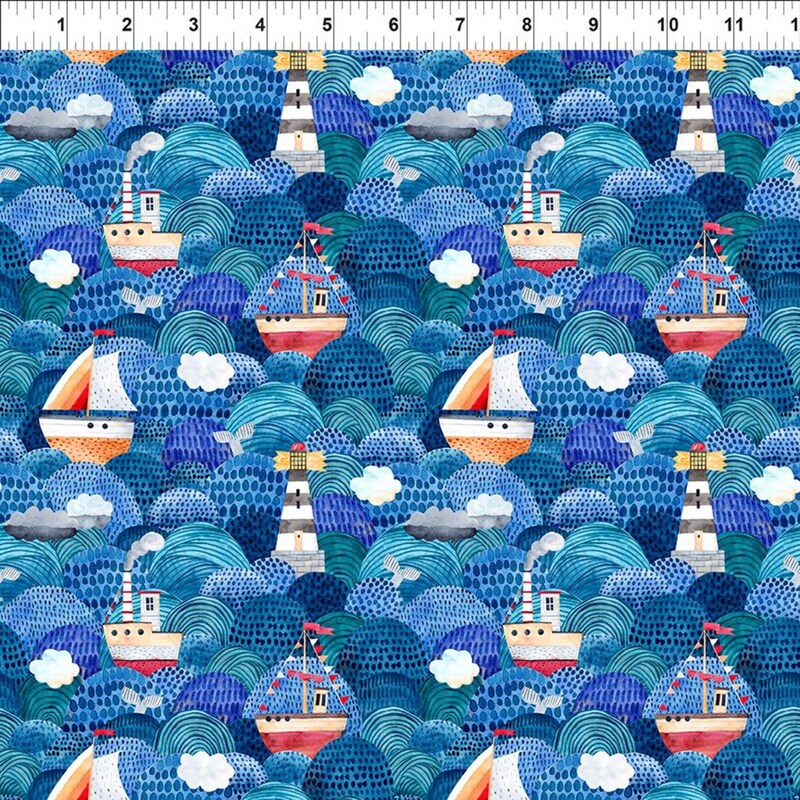 Nautical Fabric - Etsy