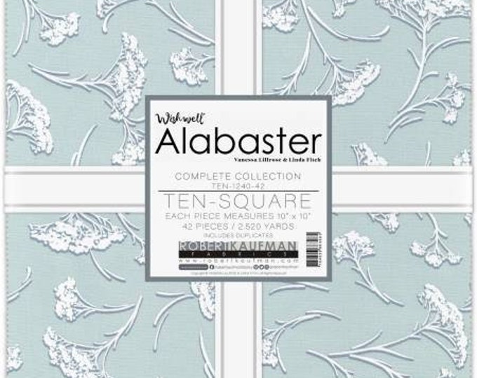 Alabaster Layer Cake, Precut 10 Inch Squares, Neutral Squares Bundle ...