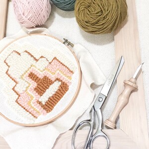 Aztec, Printable Punch Needle Pattern, PDF Pattern, Rug Hooking Pattern ...