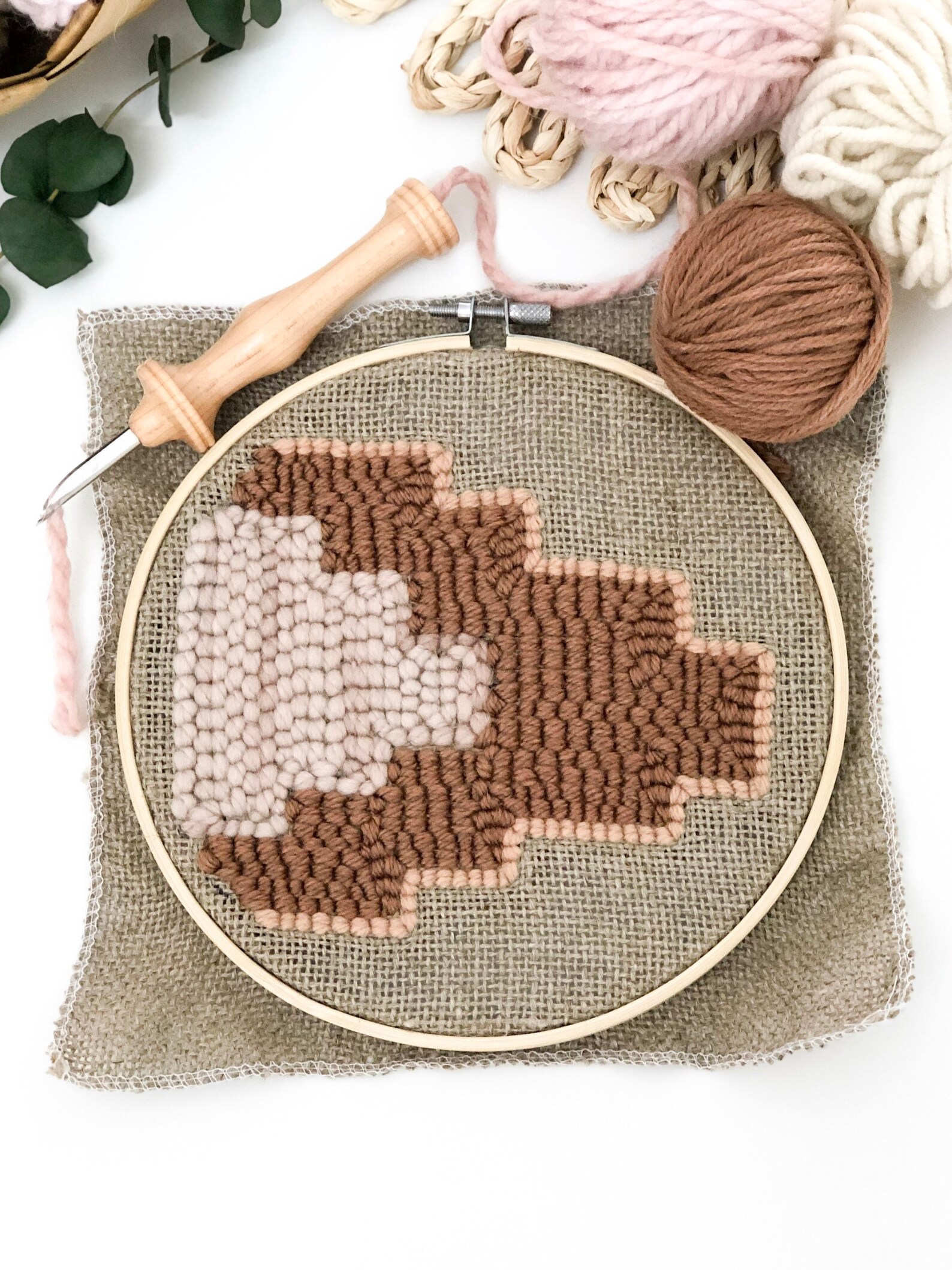 Punch Needle Patterns, 12 Easy to Follow PDF Printable Patterns - Etsy