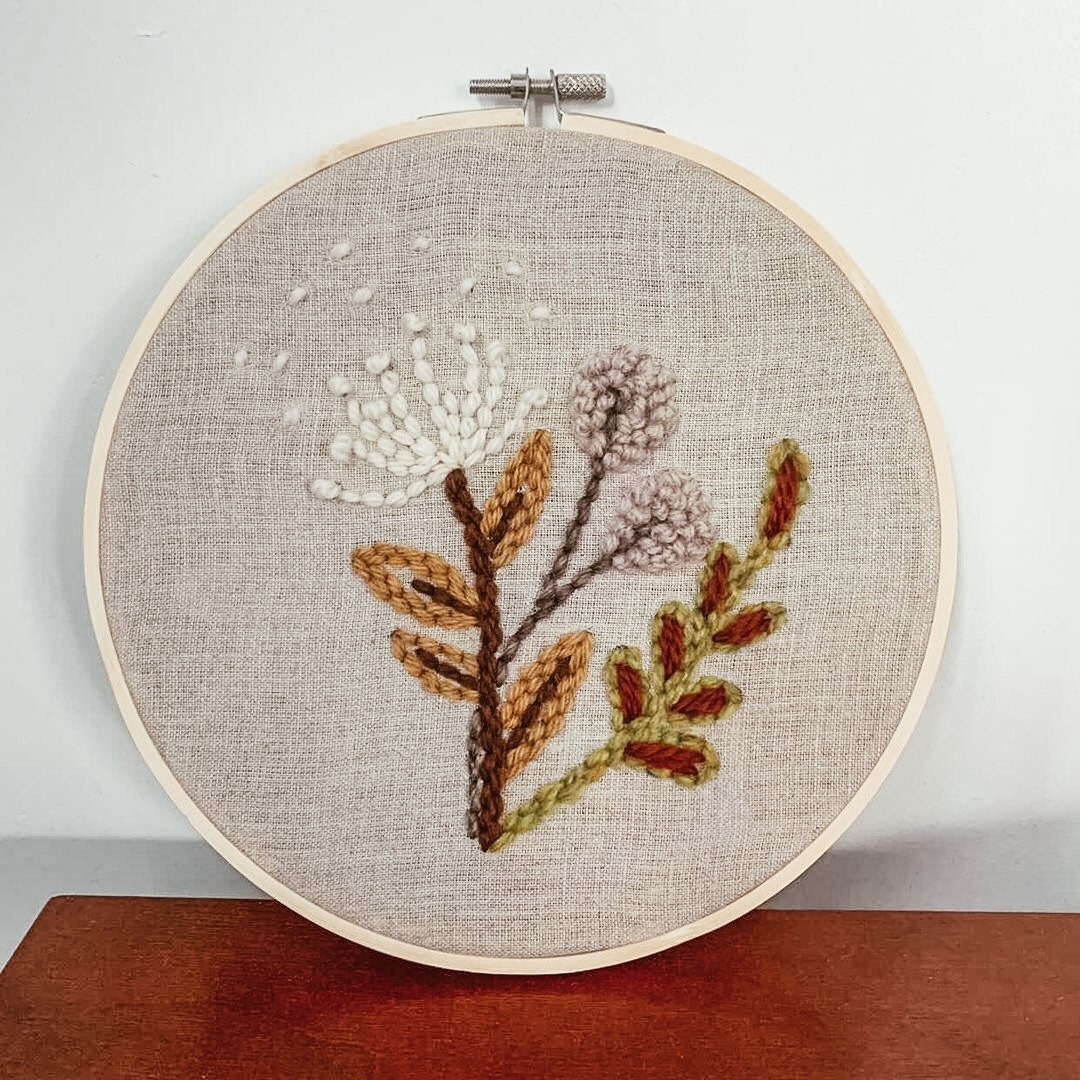 Punch Needle Pattern | Floral Patterns - Etsy