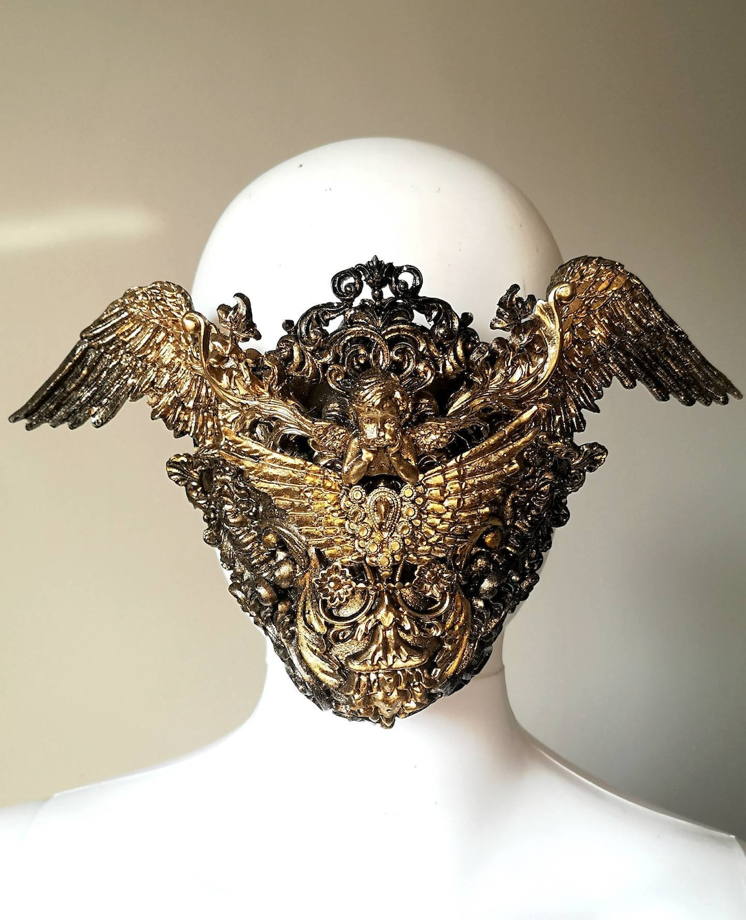 Baroque Mask, Mouth Mask, Mouth Patch, Filigree, Baroque Fantasy ...