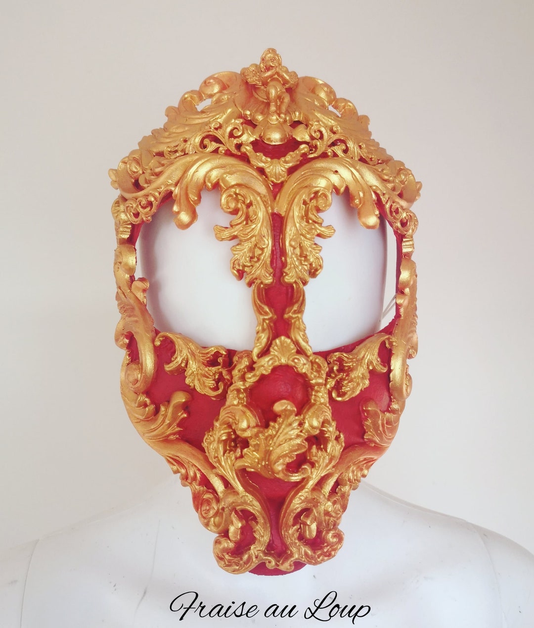 Baroque Mask, Mouth Mask, Mouth Patch, Filigree, Baroque Fantasy ...