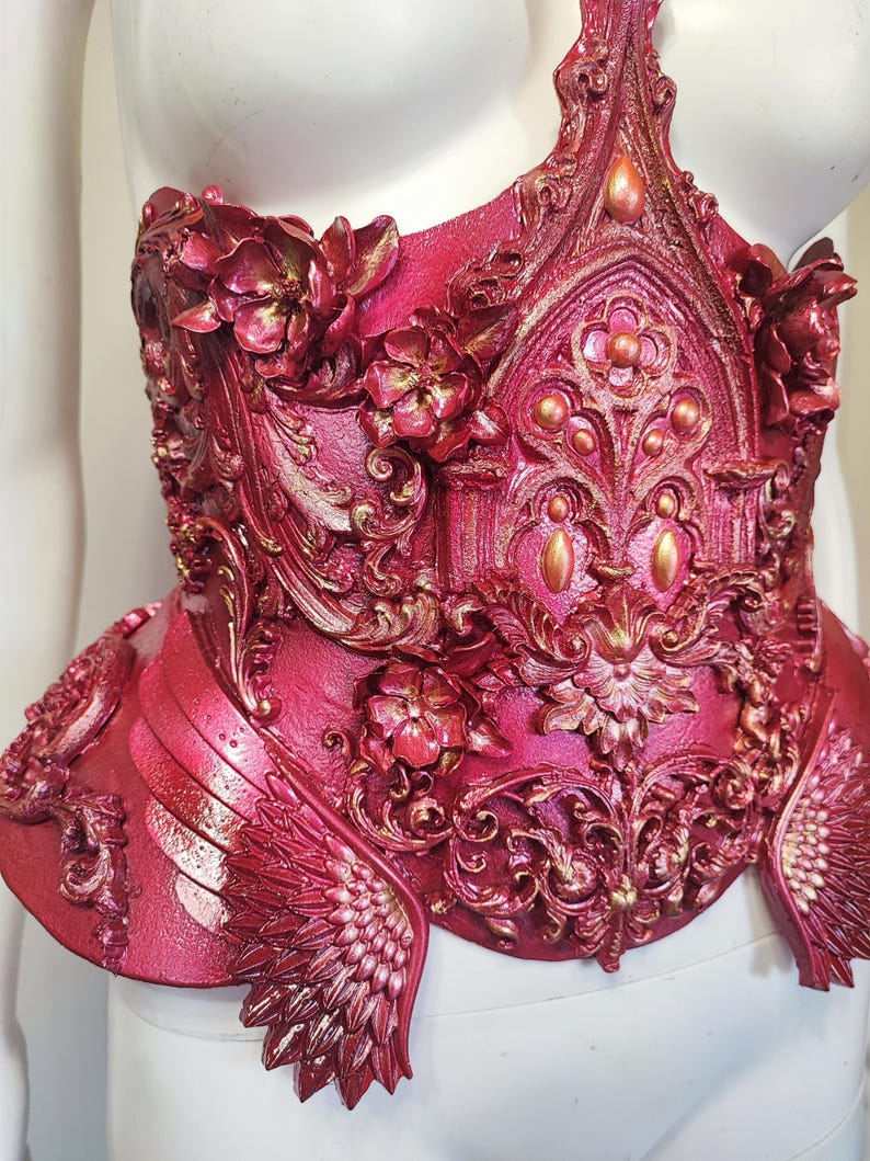 Corset Armor - Queen - Gold - Fantasy - Cosplay - Breastplate - Art ...