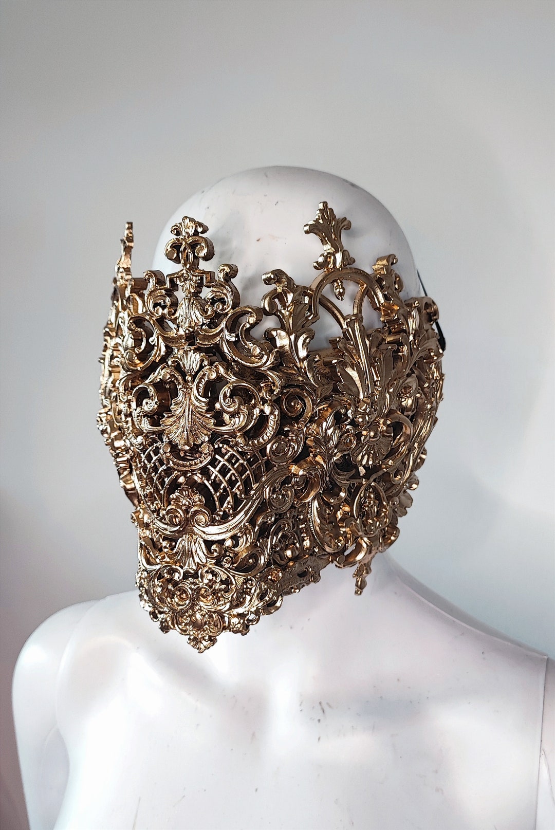 Baroque Mask, Mouth Mask, Mouth Patch, Filigree, Baroque Fantasy ...