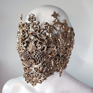 Baroque Mask, Mouth Mask, Mouth Patch, Filigree, Baroque Fantasy ...