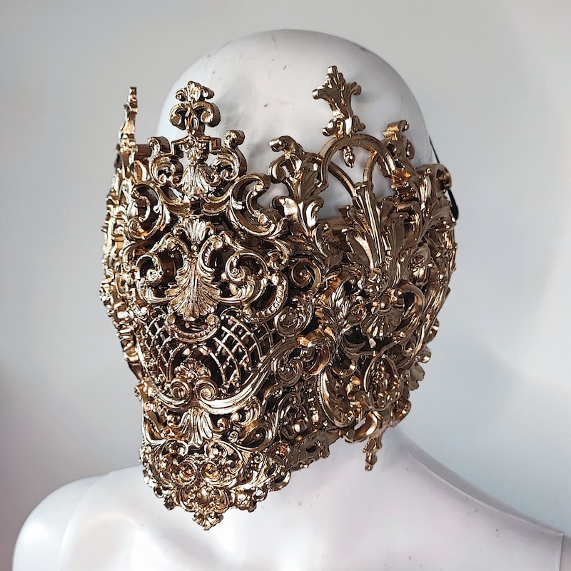 Metal Filigree Mask - Etsy
