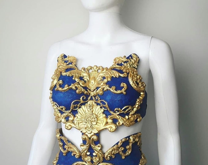 Fraise Au Loup Breastplate - Cosplay - Baroque - Royal Costume Designer ...