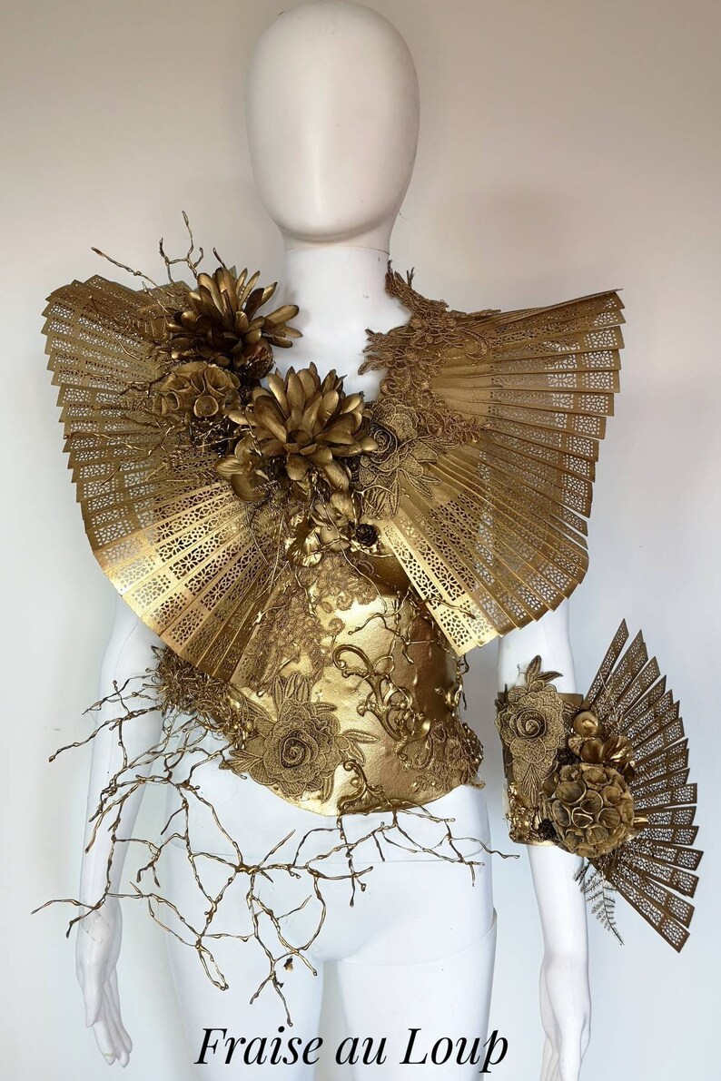 Majestic Costume Royal Fae Venice Gala Golden | Etsy