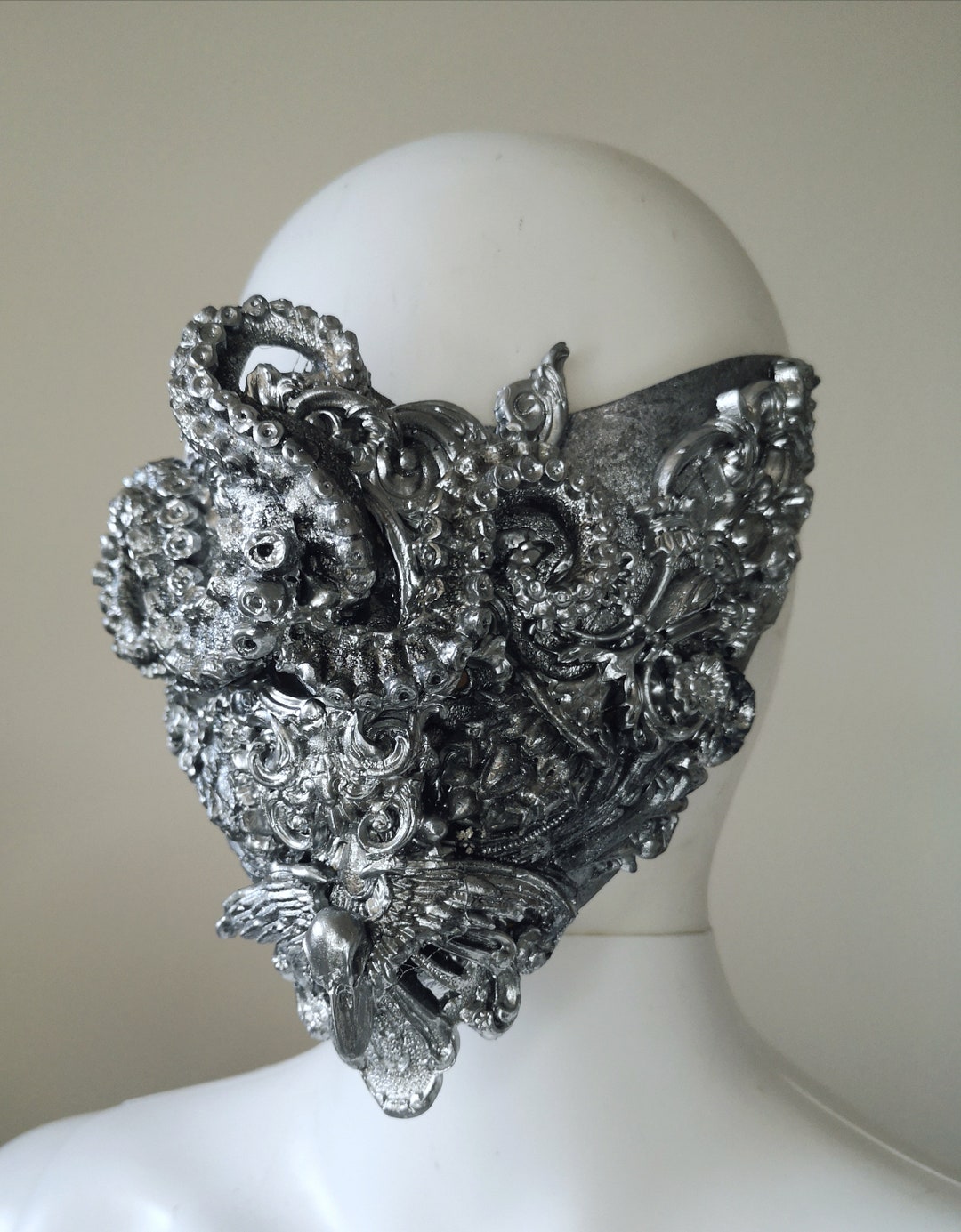 Baroque Mask, Mouth Mask, Mouth Patch, Filigree, Baroque Fantasy ...