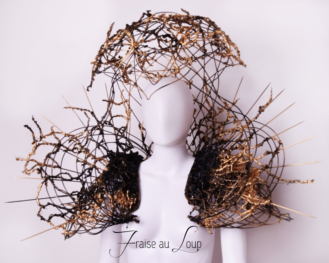 Royal Costume - Neck Shoulder Piece - Cage Royal Fantasy - Mysterious ...