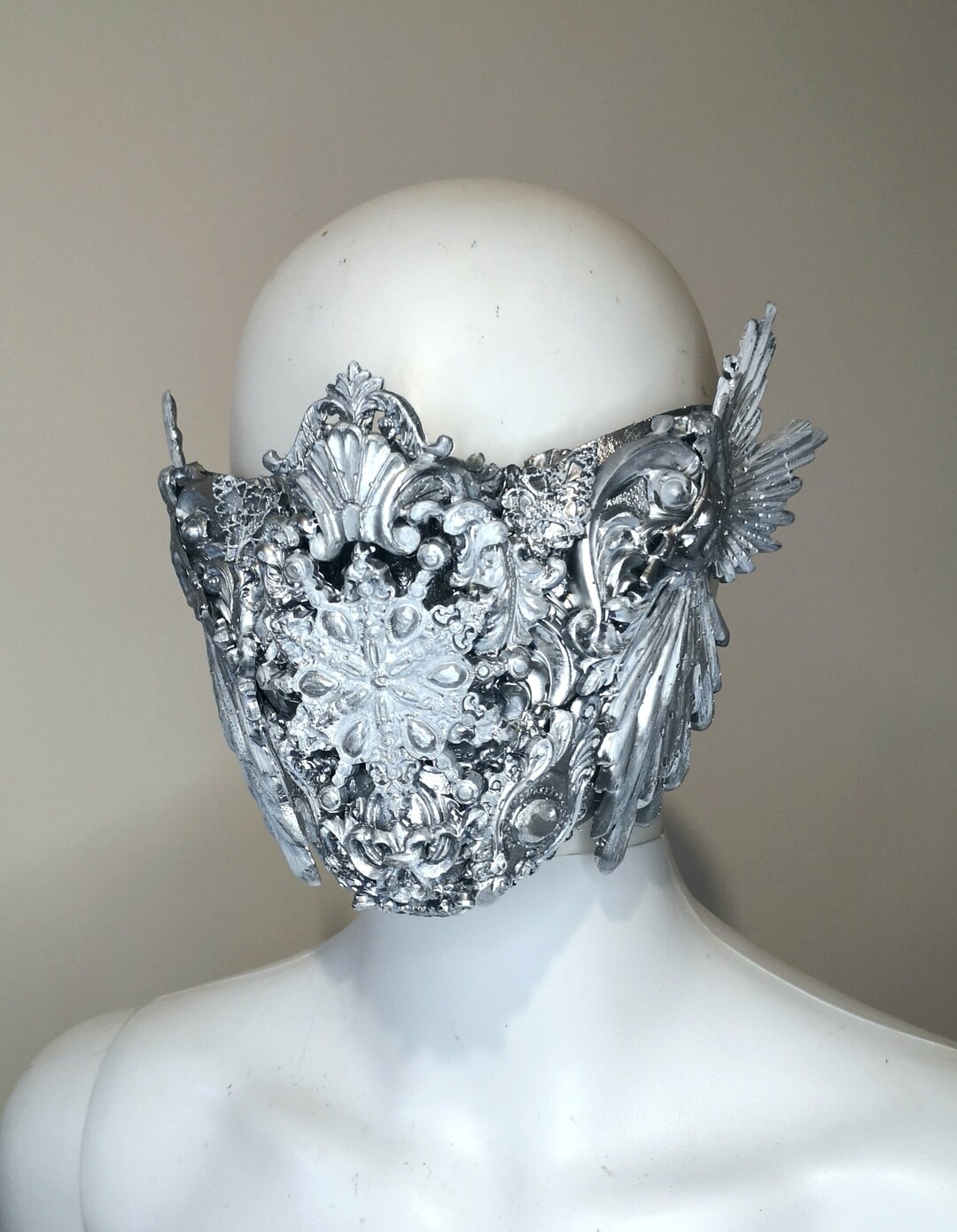 Baroque Mask, Mouth Mask, Mouth Patch, Filigree, Baroque Fantasy ...