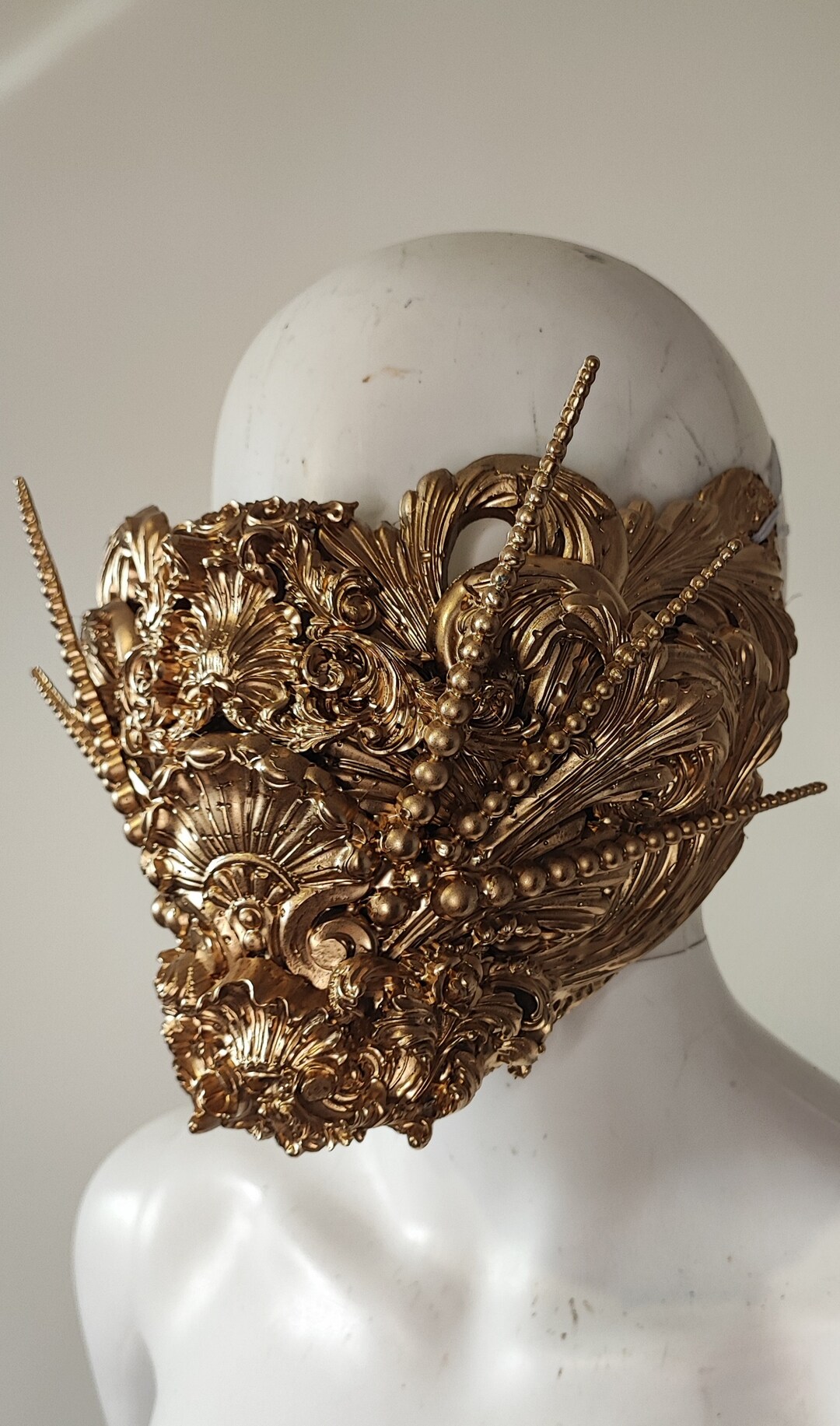 Baroque Mask Mouth Mask Mouth Patch Filigree Baroque - Etsy