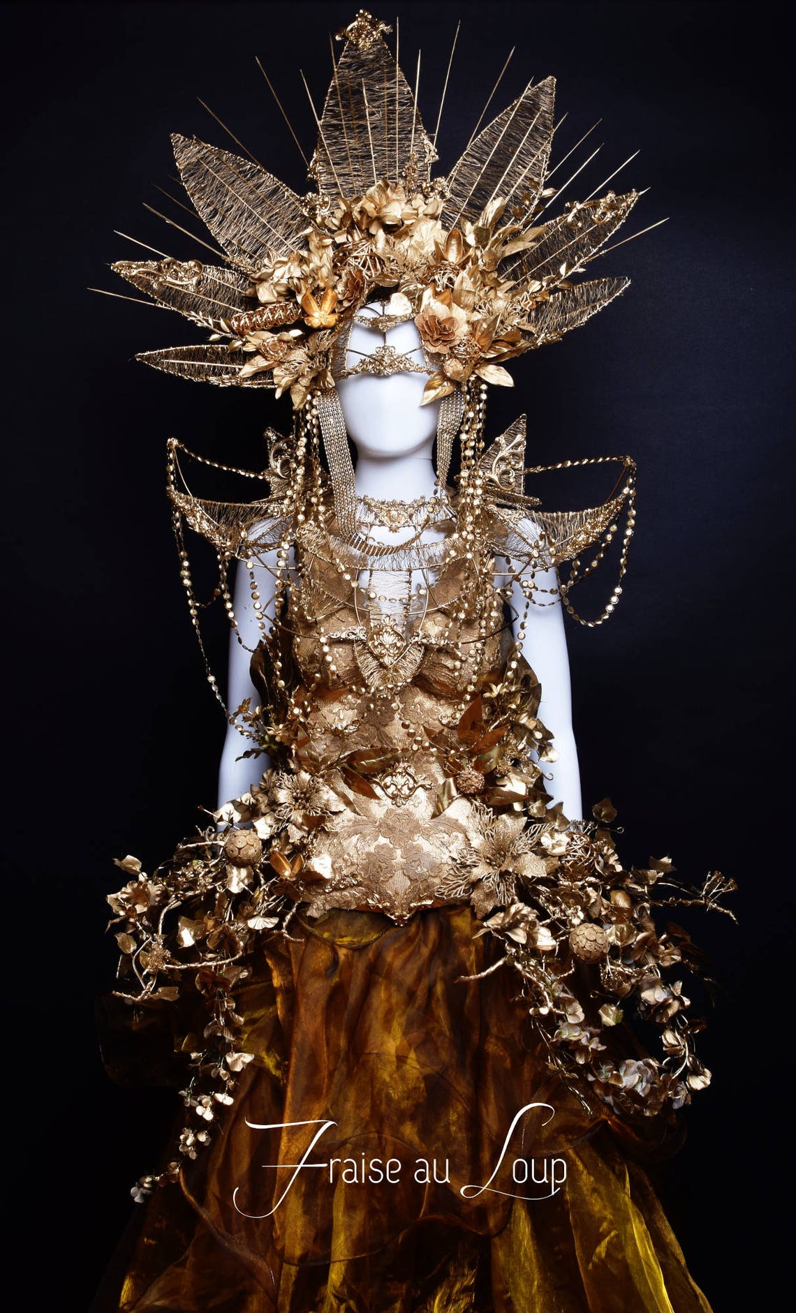 Majestic Costume - Royal - Fae - Venice Gala - Golden - Fairytale ...