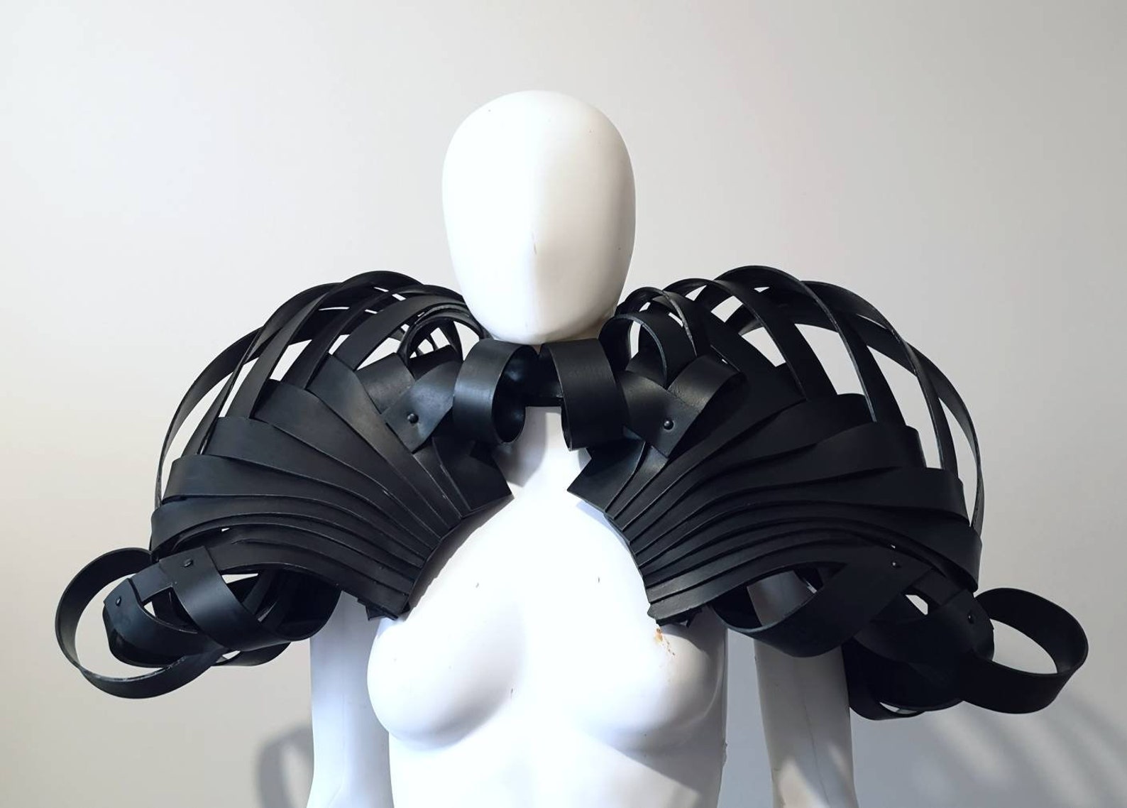 Shoulder Pads Futuristic Geometry Col Ruff Avant | Etsy