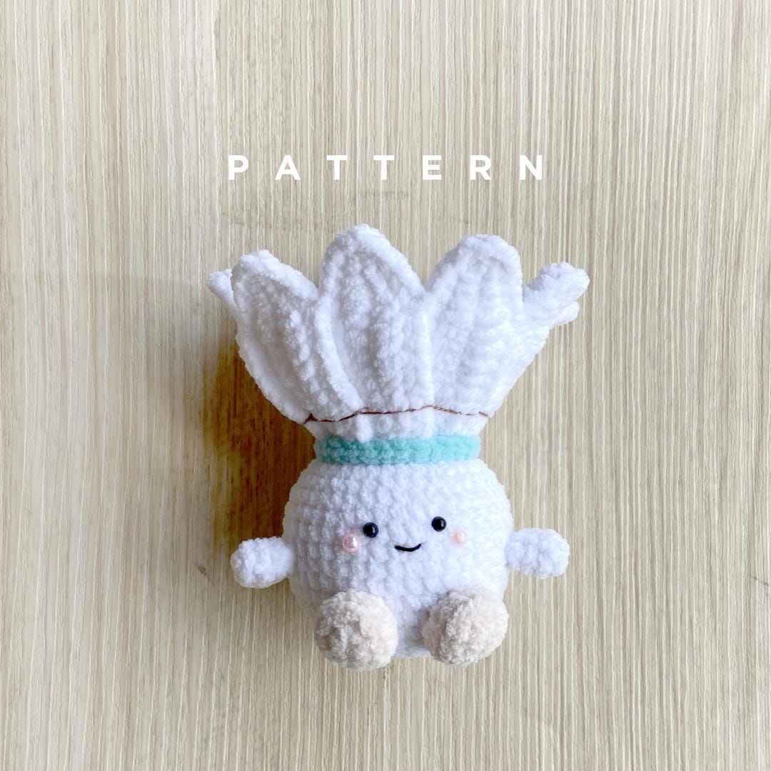 CROCHET PATTERN (PDF): Shuttlecock Amigurumi / Plushie / Bagcharm - Etsy