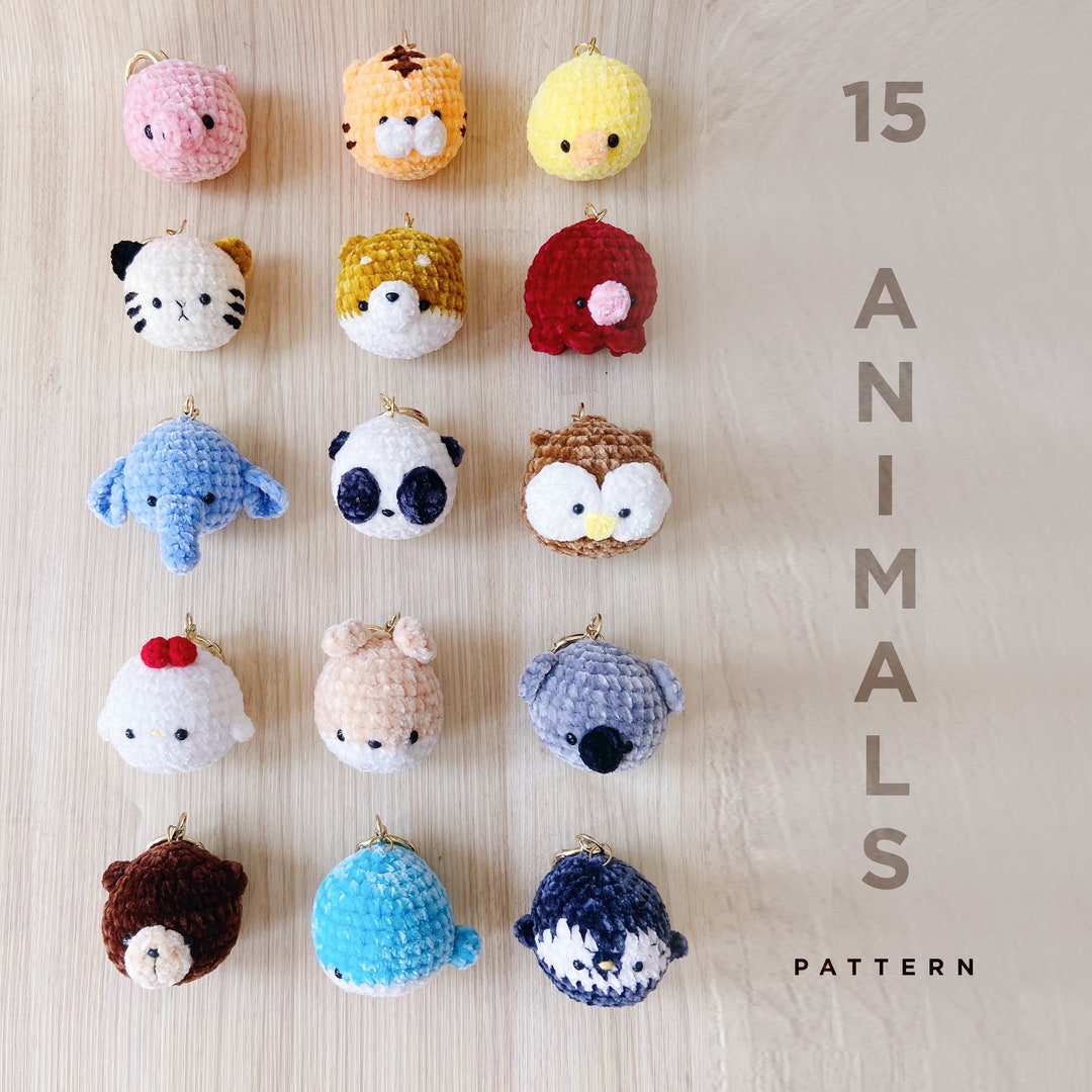 CROCHET PATTERN (PDF): 15 Animals Ball - Etsy Canada