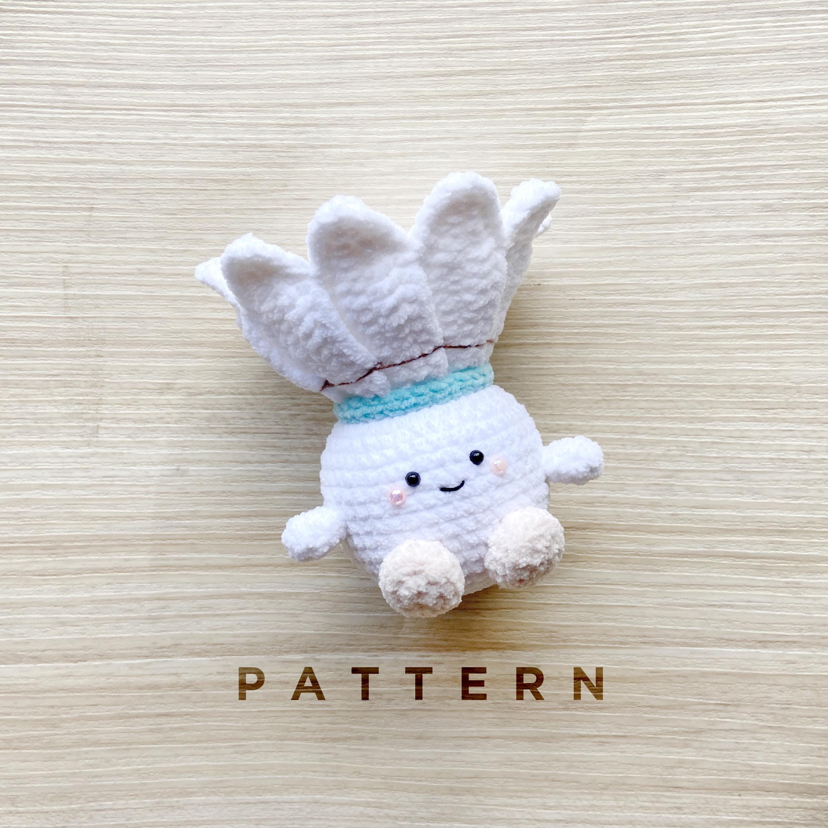 CROCHET PATTERN (PDF): Shuttlecock Amigurumi / Plushie / Bagcharm - Etsy