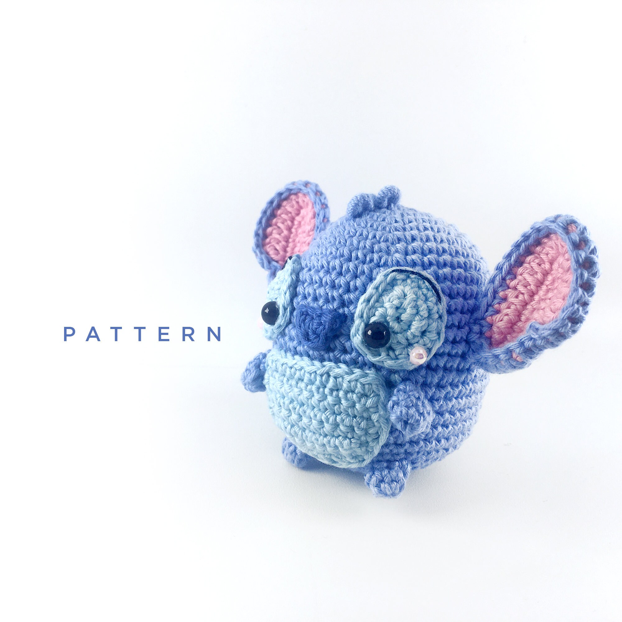 CROCHET PATTERN (PDF): Stitch Ufufy Amigurumi / Plushie / Bagcharm - Etsy
