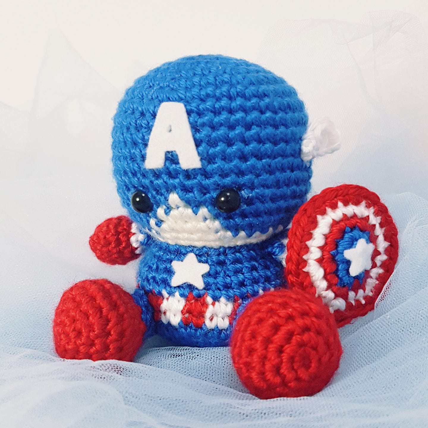 Captain America Knitting Pattern Captain America Baby Beanie & Shield