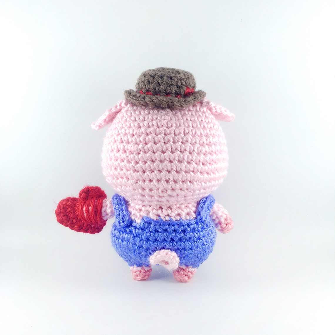 CROCHET PATTERN (PDF): Paxton the Romantic Pig Amigurumi / Plushie ...
