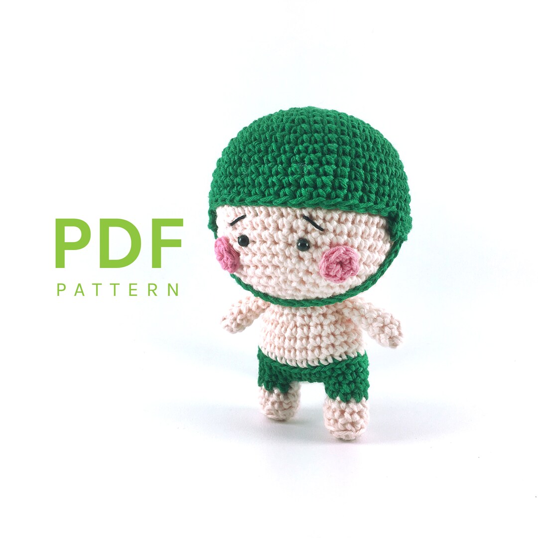 CROCHET PATTERN (PDF): Little Soldier Amigurumi / Plushie / Bagcharm - Etsy