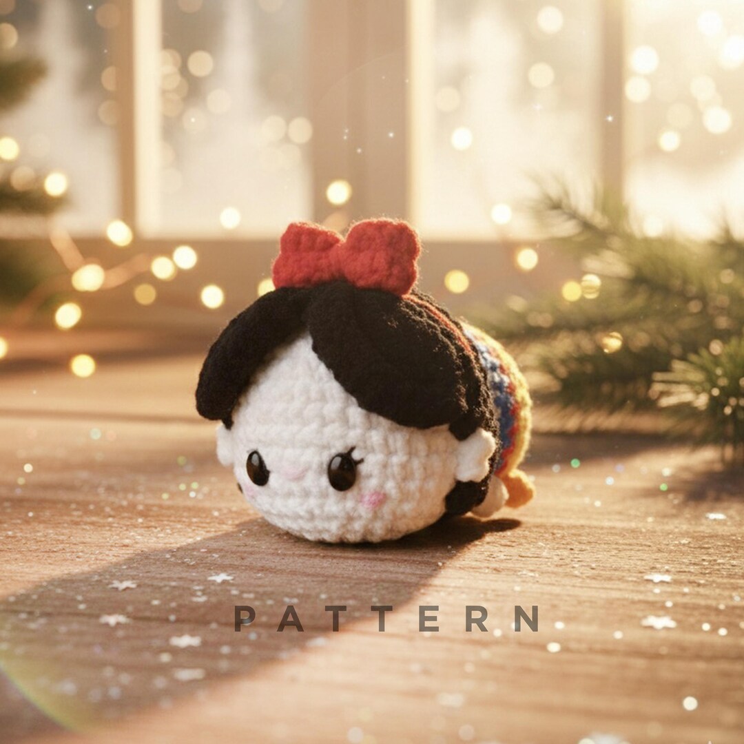 CROCHET PATTERN (PDF): Snowy Princess Amigurumi / Plushie / Bagcharm - Etsy