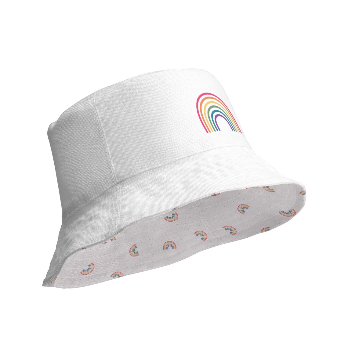 Rainbow Pride Reversible Bucket Hat Summer Hat LGBTQ Apparel Queer ...