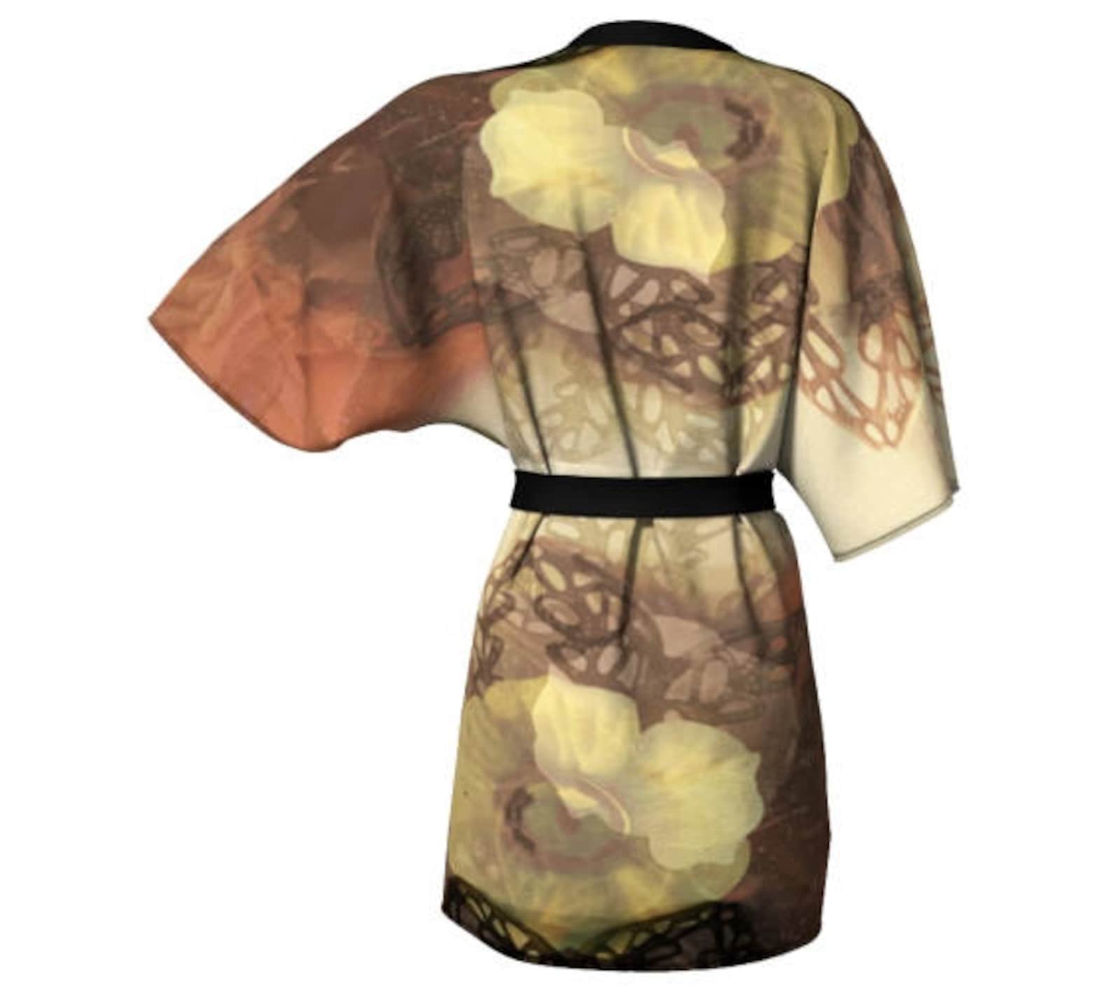 DESIGNER KIMONO ROBE Womens Designer Japanese Style Kimono - Etsy