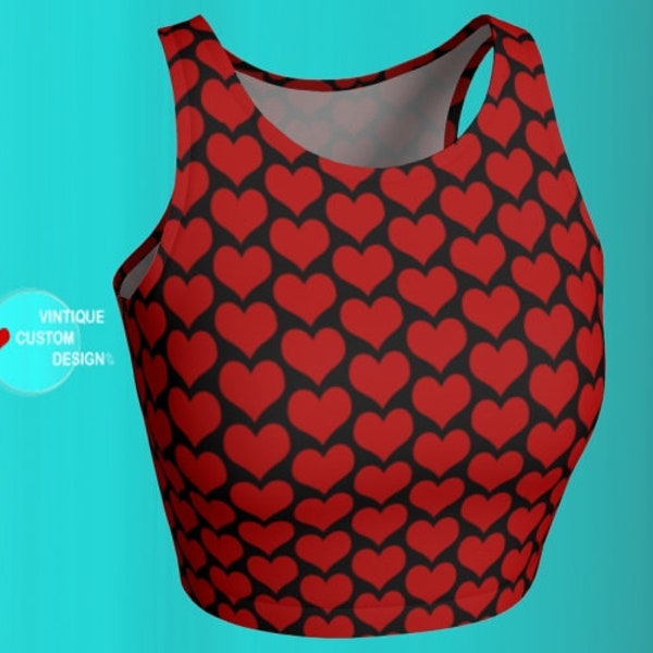 Heart Crop Top - Etsy