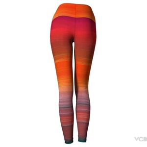 Bright YOGA PANTS Yoga Leggings for Women Art Leggings Festival Fashion ...
