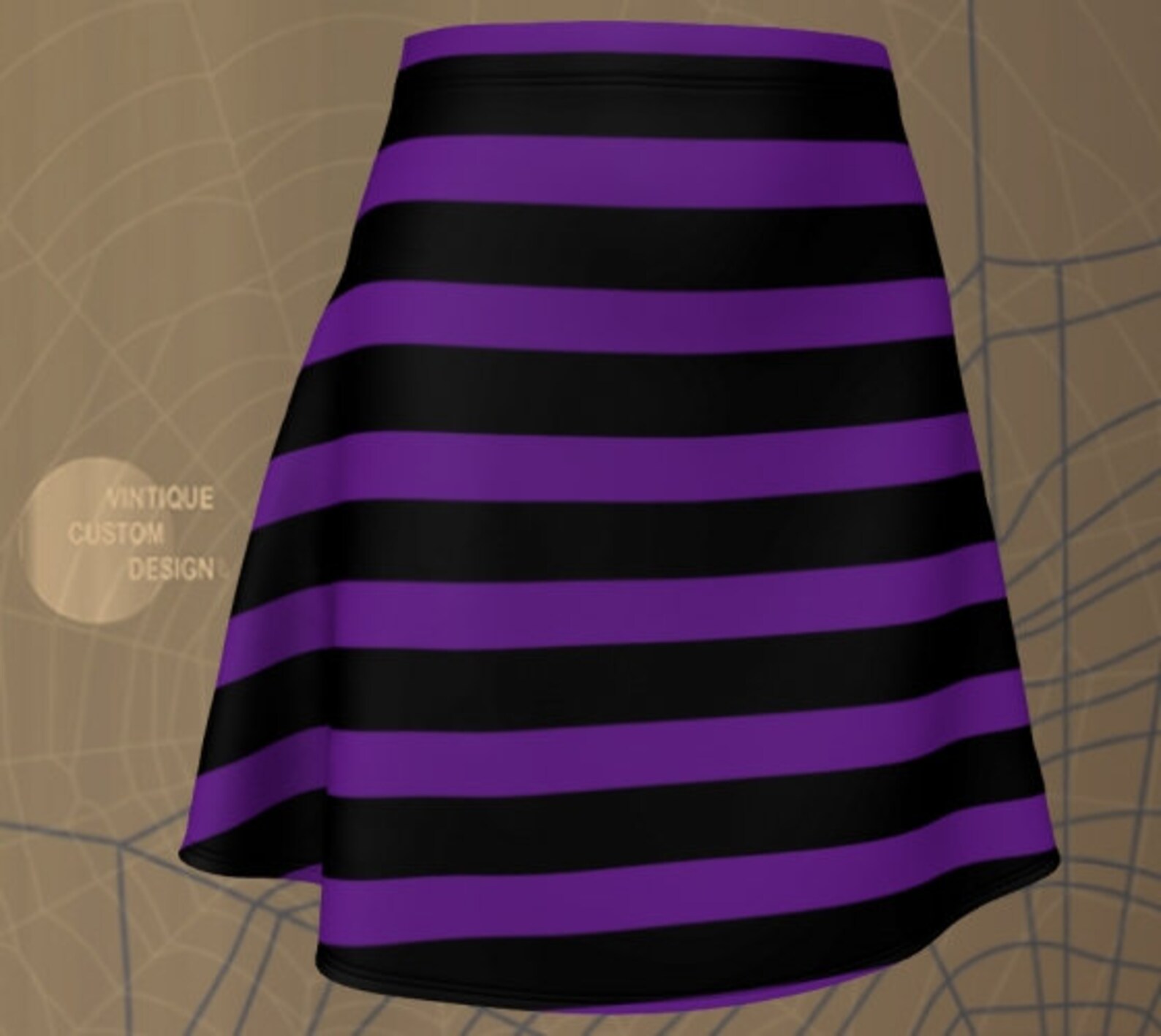 WITCH Skirt HALLOWEEN SKIRT Womens Witch Skirt Striped Skirt for ...