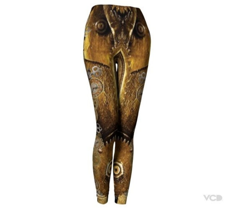 Gear LEGGINGS STEAMPUNK Clothing Steam Punk Leggings for Women ...