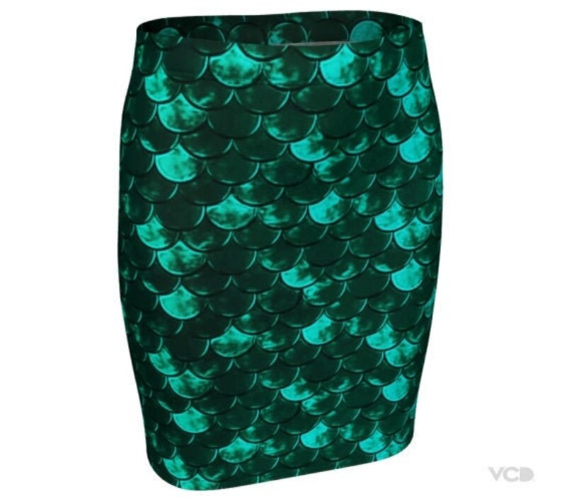 MERMAID SCALE SKIRT Women's Designer Fashion Skirt Mermaid Skirt Ariel ...