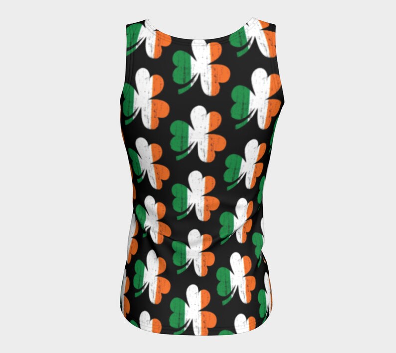 St. Patricks Day Tank TOP IRISH FLAG Shamrock Clover Tank Top Shirt St ...