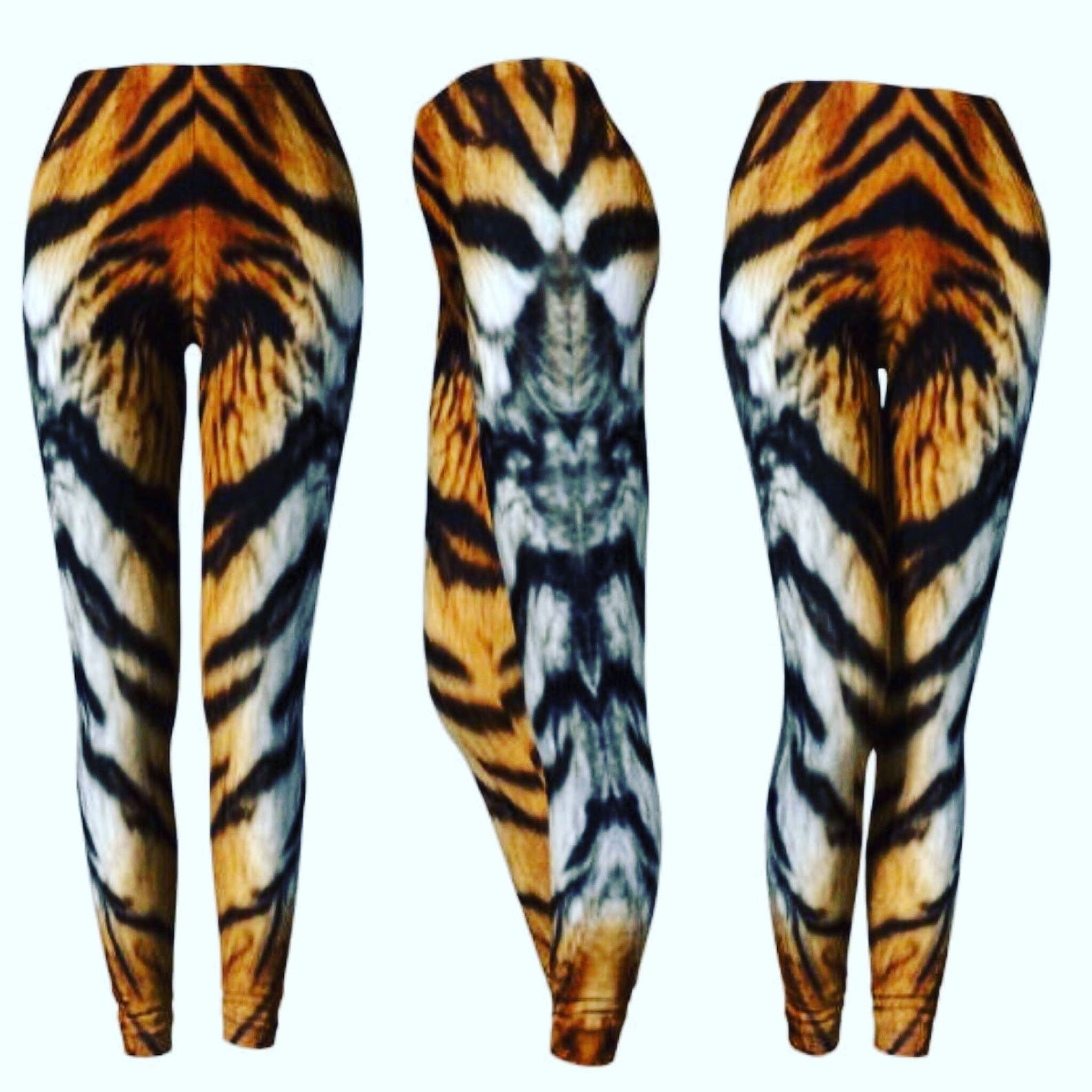 Tiger Print Leggings for Women Sexy Print Leggings Sexy - Etsy