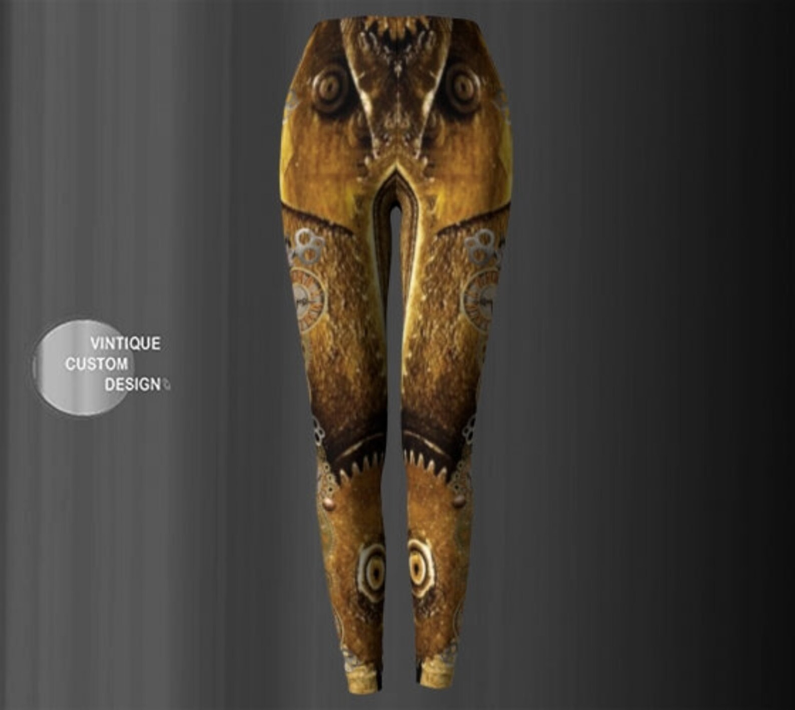 Gear LEGGINGS STEAMPUNK Clothing Steam Punk Leggings for Women ...